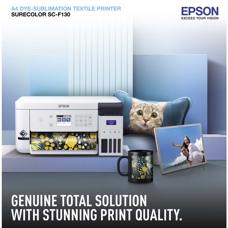 Jual Printer EPSON SC-F130 E A4 Dye-Sublimation Textile Printer ...