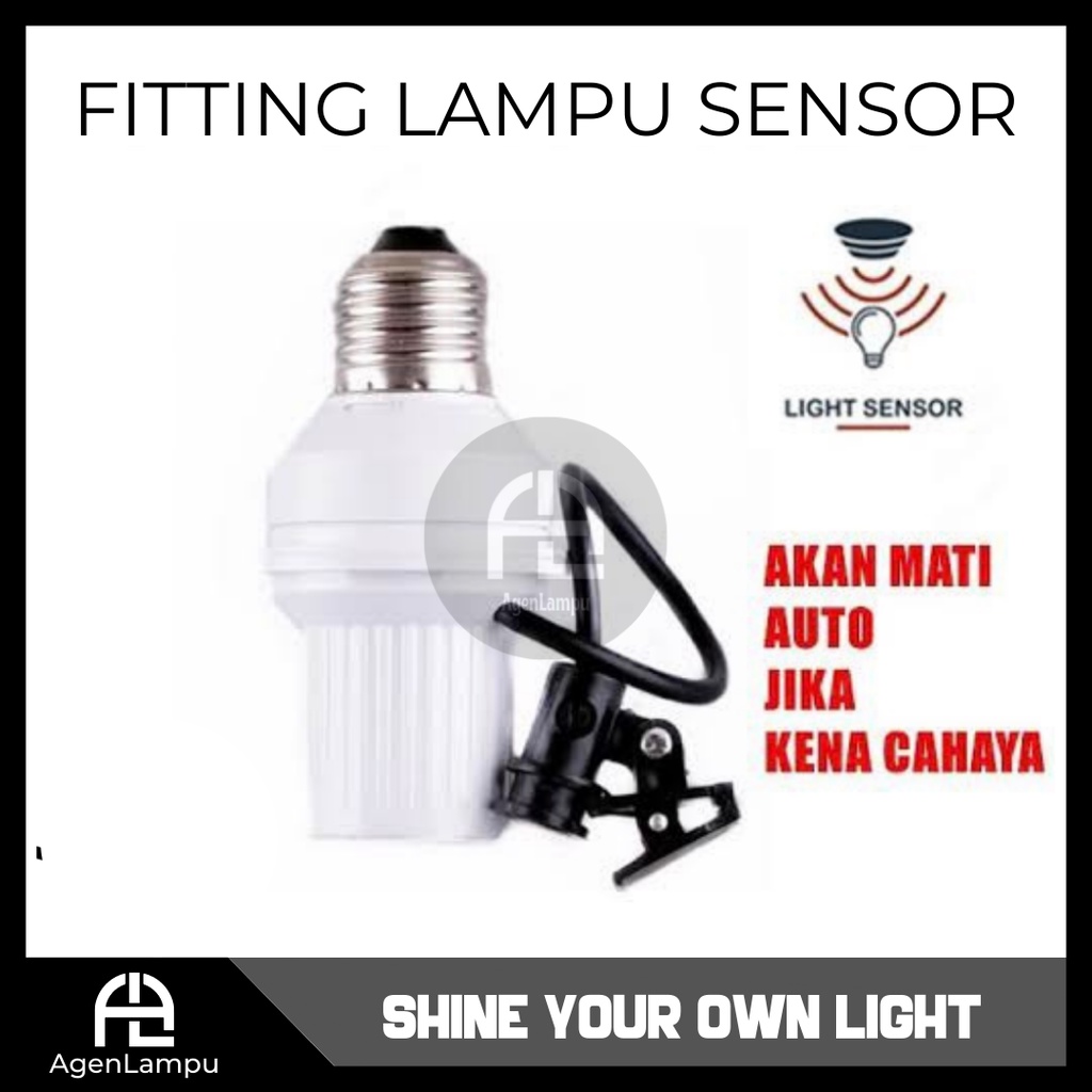 Jual Fitting Sensor Lampu Cahaya Siang Malam | Shopee Indonesia
