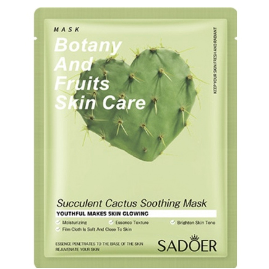 Jual SADOER MASKER Muka Wajah Korea Sheet Mask Natural Plant Mask Fruits Facial Mask Natural ...