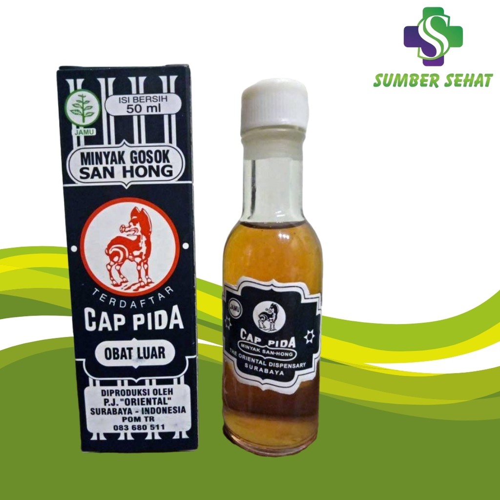 Jual MINYAK SAN HONG CAP PIDA BOTOL 50 ML | Shopee Indonesia