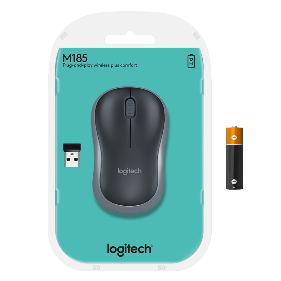 Jual LOGITECH WIRELESS MOUSE M185 original | Shopee Indonesia