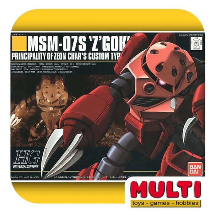 Jual GUNDAM 1/144 HGUC MSM-07S Z'GOCK (CHAR'S) | Shopee Indonesia