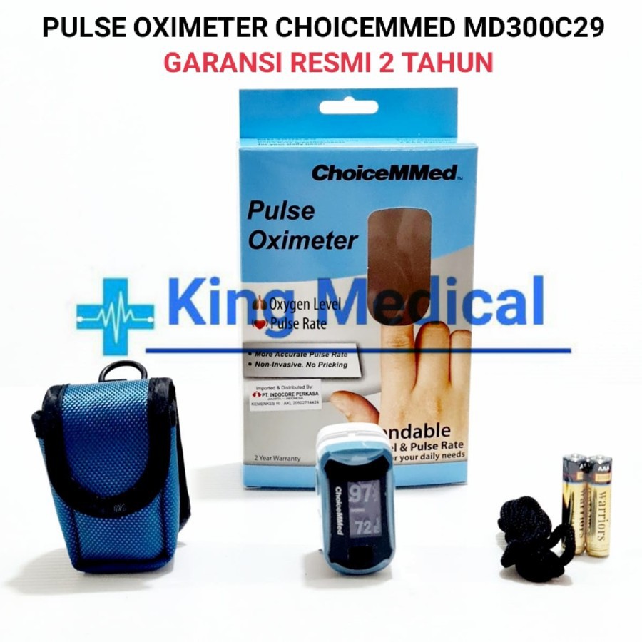 Jual Pulse Oximeter Choicemmed MD300C29/SATURISASI Alat Cek Kadar Oksigen | Shopee Indonesia