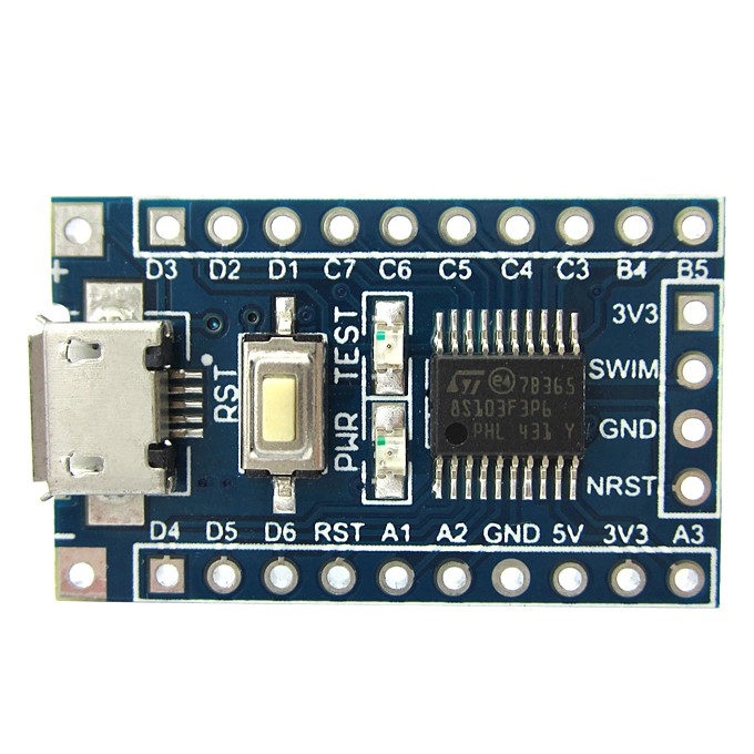Jual STM8S103F3P6 STM8 Core-Board Development Board MCU-8bit STMicro ...
