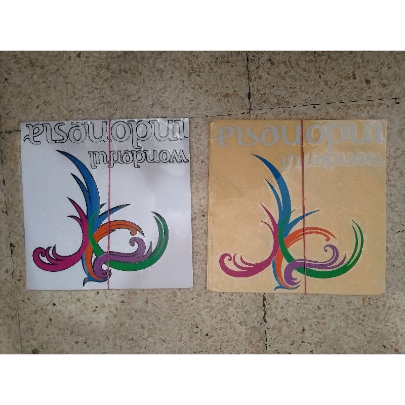 Jual sticker cutting 20x20 wonderful icon pesona Indonesia | Shopee ...