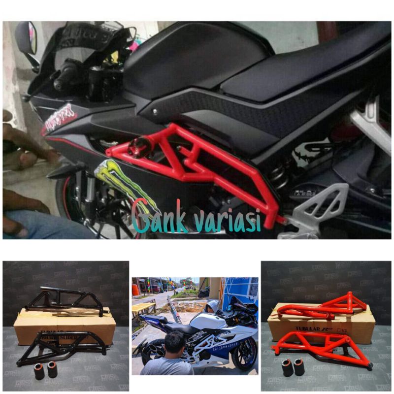 Jual crashbar yamaha r15 v3 plus jalu, pengaman body r15 v3 | Shopee ...