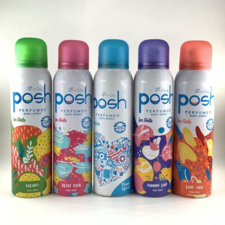 Jual Bodyspray Posh / Spray Cologne Posh 150ml | Shopee Indonesia