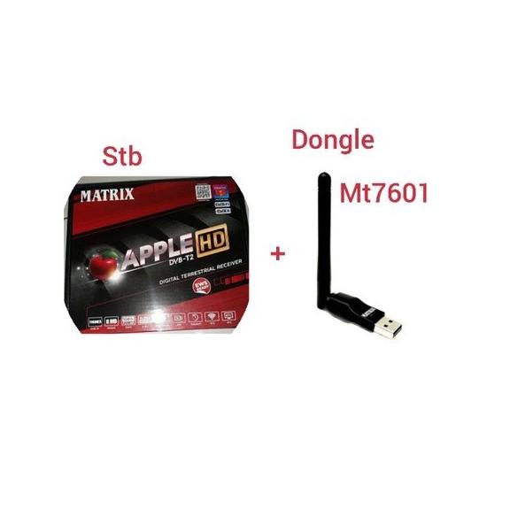 Jual Paket Set Top Box Stb Matrix Apple Hd Plus Dongle Wifi 0Tfr7E01N8 ...