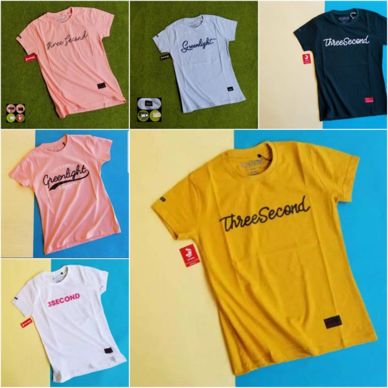 Jual 3Second/Kaos Cewek Murah / Kaos 3second cewek | Shopee Indonesia