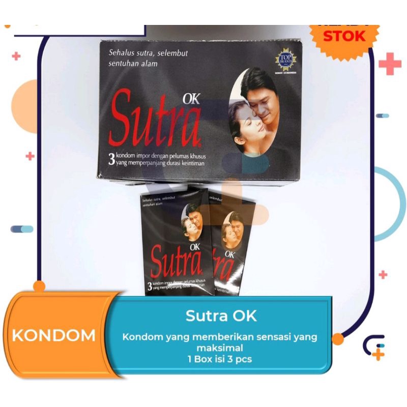 Jual kondom Sutra Ok hitam isi3 pcs | Shopee Indonesia