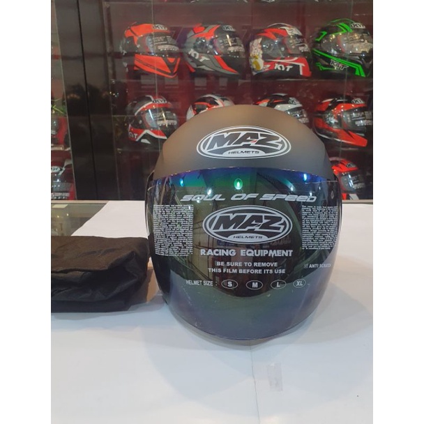 Jual HELM MAZ SONIC SOLID | Shopee Indonesia