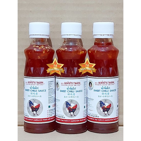 Jual MAEPRANOM | SAOS SAMBAL THAI BANGKOK CAP AYAM 130gr | SWEET CHILLI ...