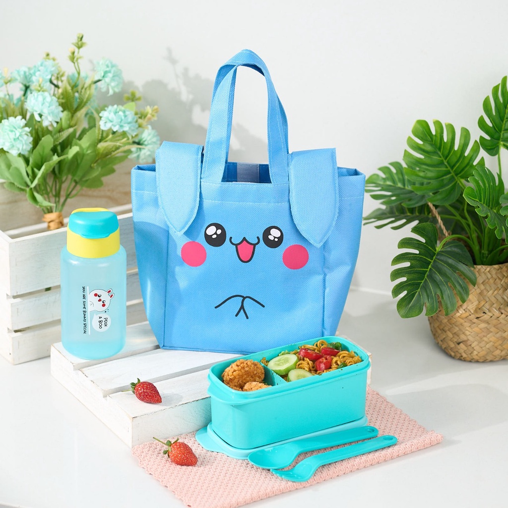 Jual Kotak Makan Anak / Lunchbox Set Kit / Kotak Bekal Set | Shopee Indonesia