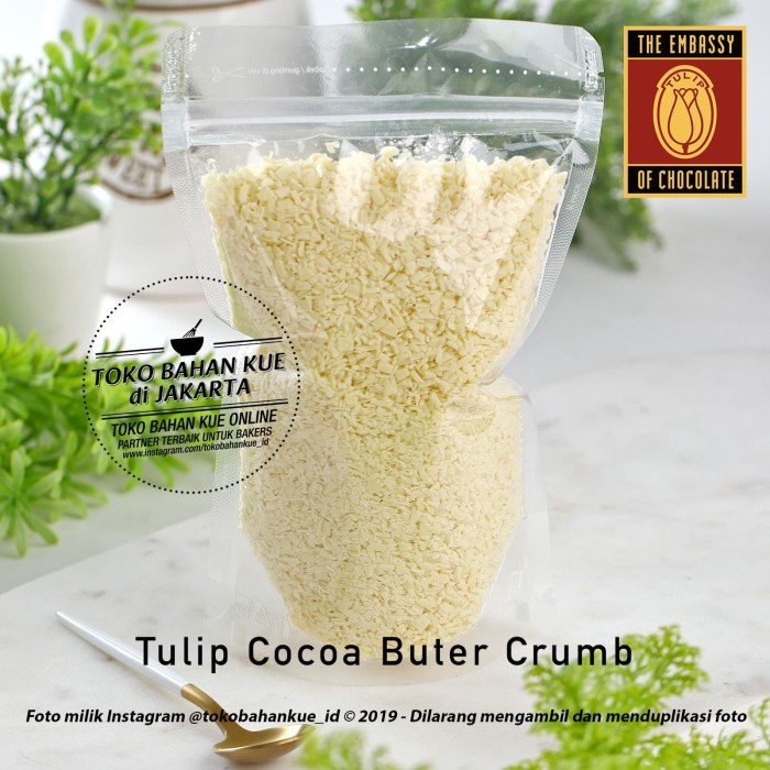 Jual Tulip COCOA BUTTER Crumb 500gr Lemak Cokelat Chocolate Asli Cacao ...