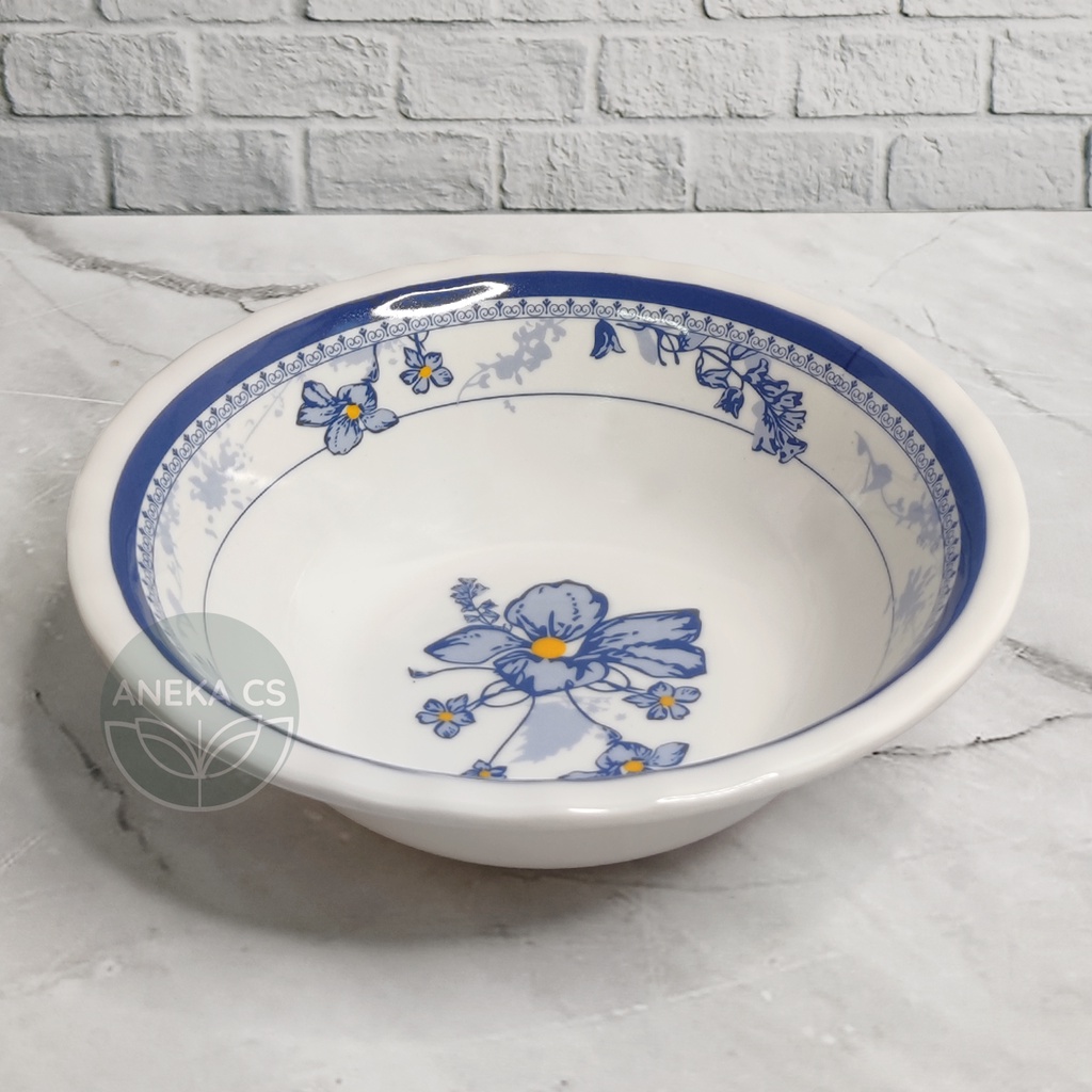 Jual Mangkok Besar 9 inch - Mangkok Motif Bunga - Mangkok Melamin ...