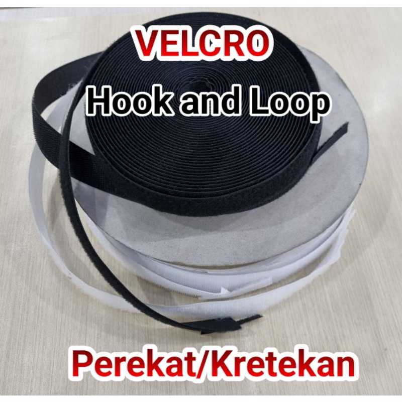 Jual Velcro Hook and Loop Perekat Kretekan Serba guna (Harga per 1 meter) | Shopee Indonesia