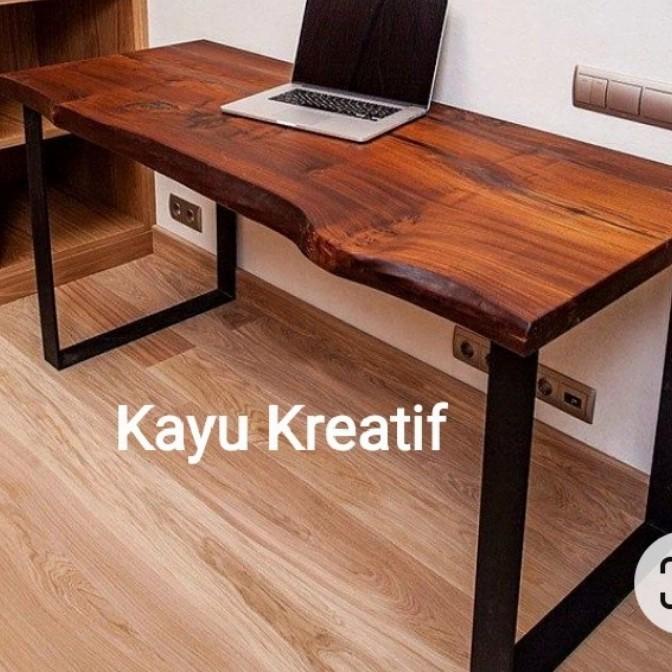 Jual Kayu Top Tabel Daun Meja Kayu Jati Asli150X60X3Cm | Shopee Indonesia