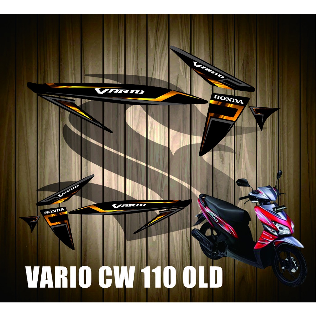 Jual VARIO STICKER STRIPING VARIO 110 KARBU CW , STIKER MOTOR HONDA VARIO 110 KARBU LIST VARIASI ...