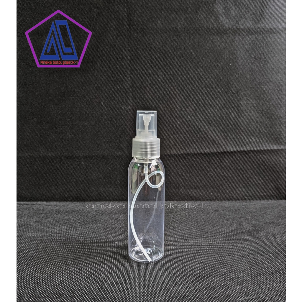 Jual Botol Spray 100 ml Bening Pet / Botol Spray 100ml Plastik Sprai ...