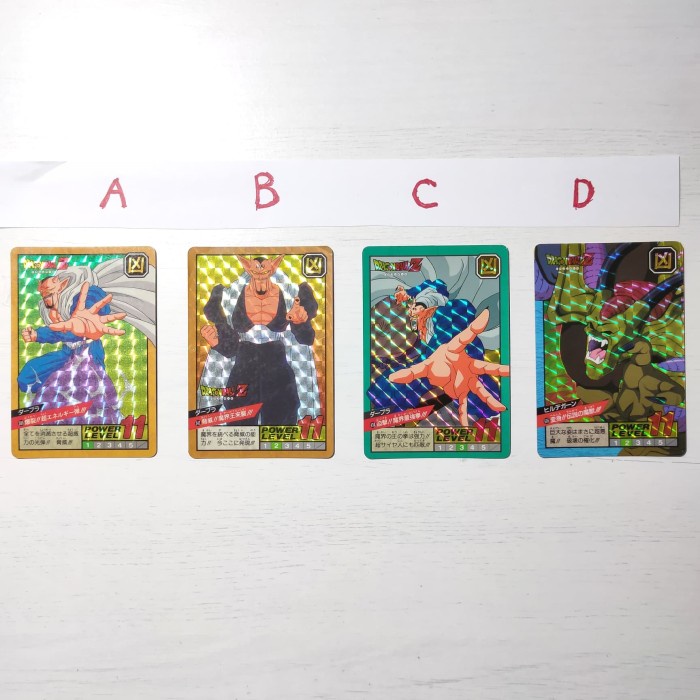 Jual Kartu Dragon Ball Hologram Card POWER LEVEL Bandai Japan Original ...