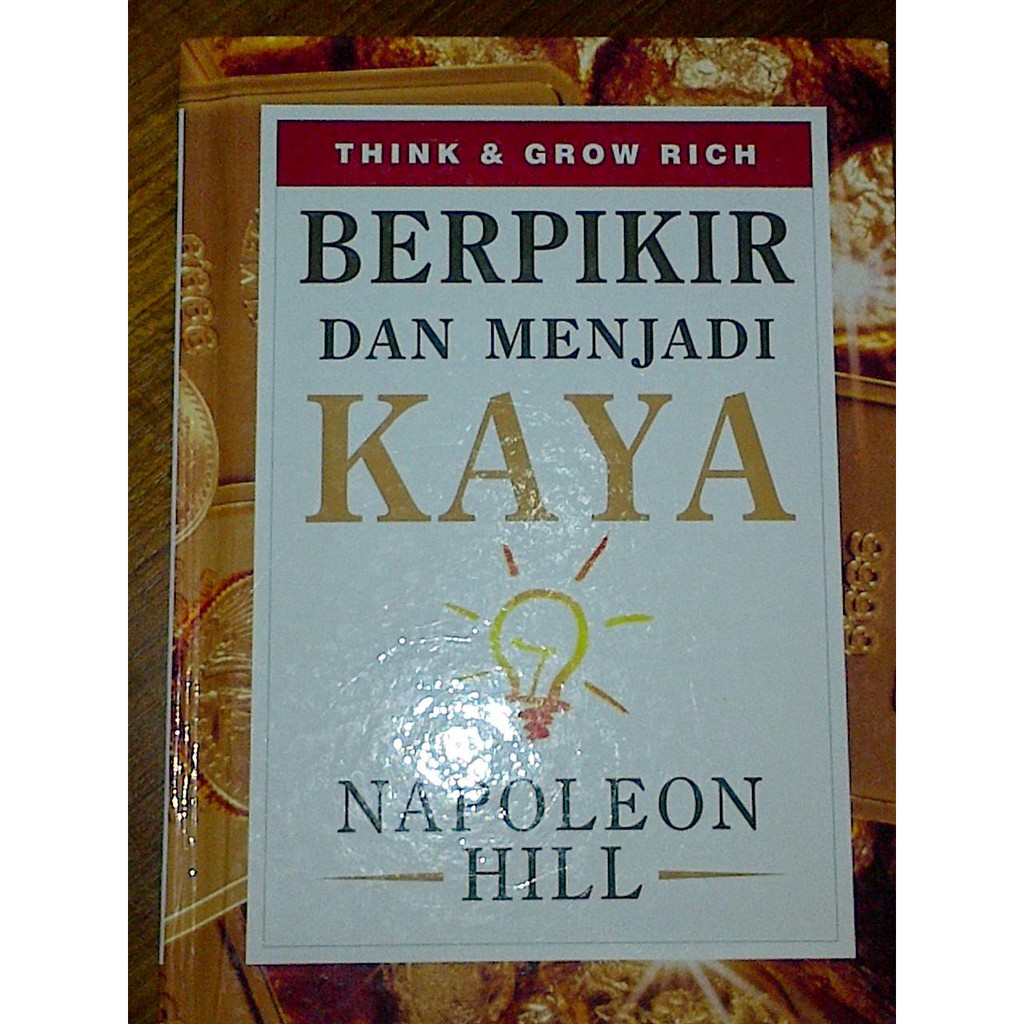 Jual Buku Berpikir Dan Menajdi Kaya Napoleon Hill Kharisma Shopee