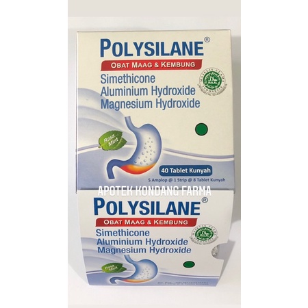 Jual Polysilane Tablet (Obat Maag & Kembung) | Shopee Indonesia