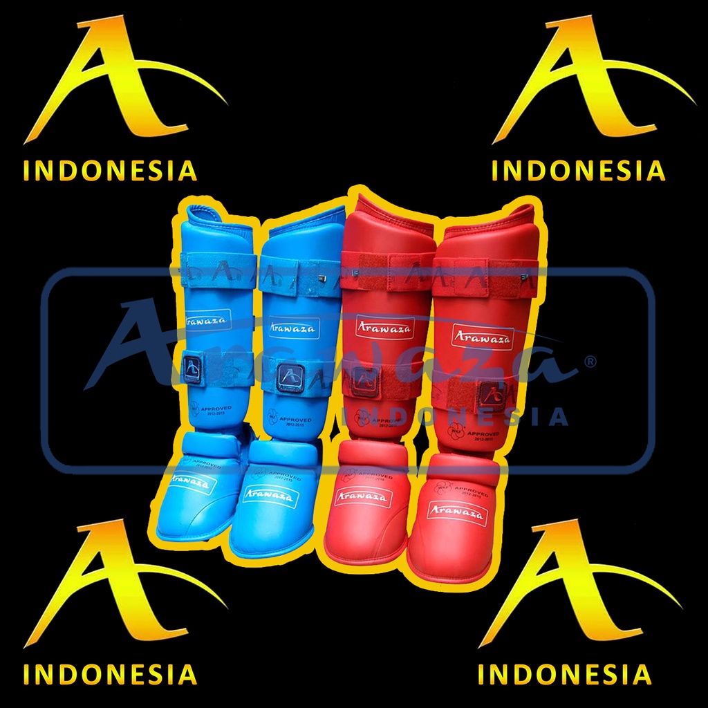 Jual FOOT PROTECTOR LEG PROTECTOR ARAWAZA WKF APPROVED 100% ORIGINAL ...
