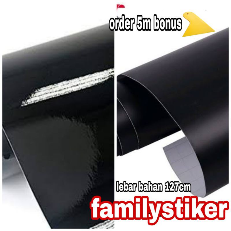 Jual Skotlet Oracal Sticker Skotlet Hitam Glosy Hitam Doff Scotlite ...