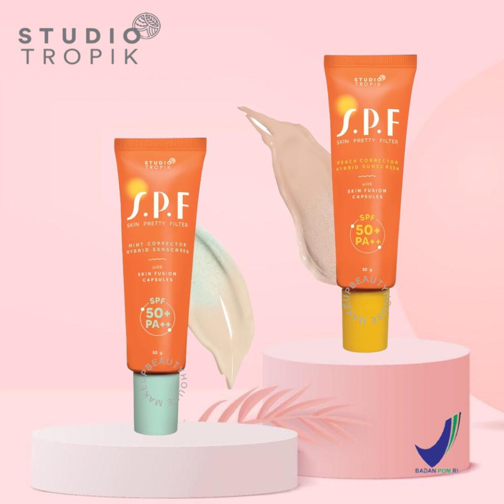 Jual STUDIO TROPIK SPF 50+ PA++ Skin Pretty Filter - Mint | Peach 50 / ...