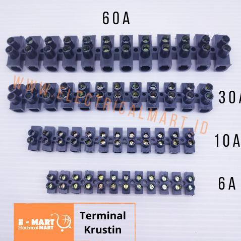 Jual Terminal KRUSTIN Hitam / Terminal Sambungan Kabel 25mm ( 60A ...