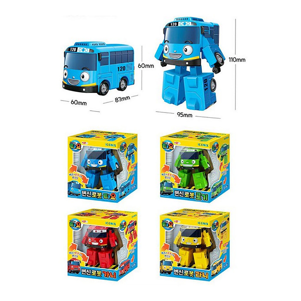 Jual Iconix Tayo The Little Bus Transforng Bus Lani Tyx121011 Korean ...