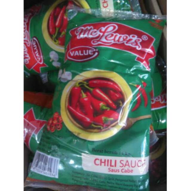 Jual Saos sambal mc lewis saos isi ulang 1kg | Shopee Indonesia