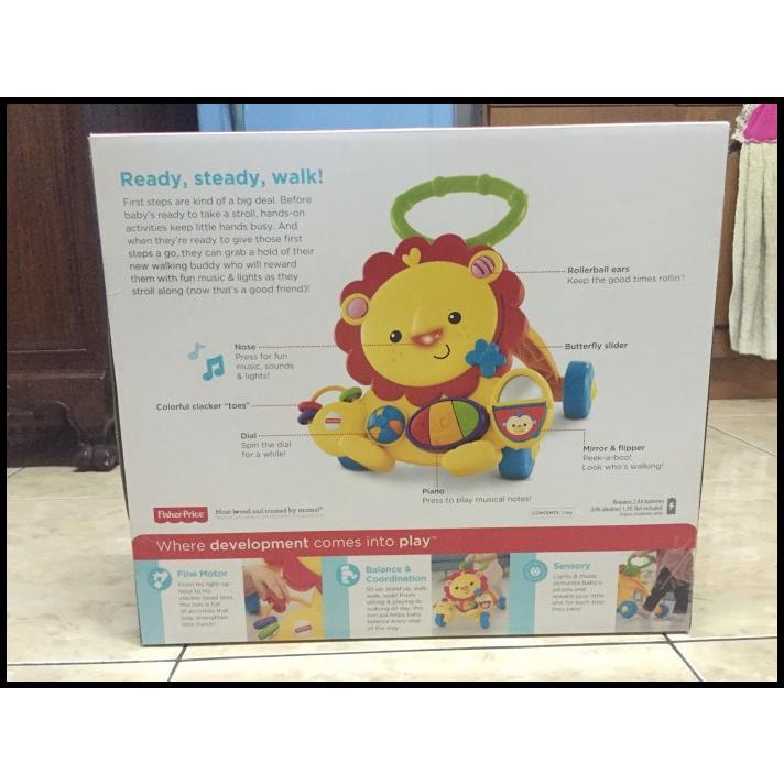 Jual Restock!! Fisher Price Musical Lion Walker | Shopee Indonesia