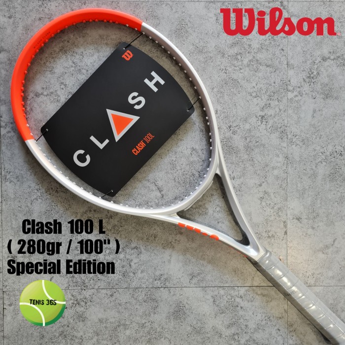 Jual Raket Tenis Wilson Clash 100L Special Edition ( 280gr / 100 ...