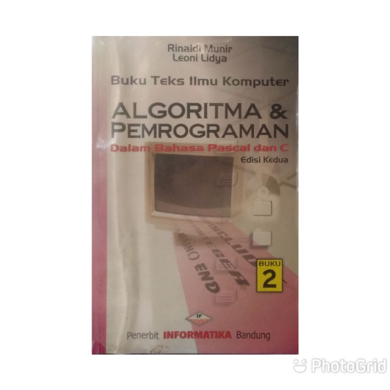 Jual BUKU TEKS ILMU KOMPUTER ALGORITMA & PEMROGRAMAN JILID 2 | Shopee ...