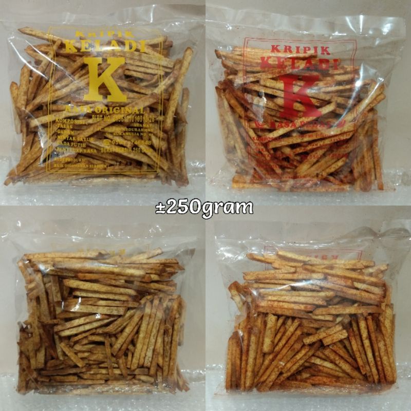 Jual Keripik Keladi K / Stik Talas Pontianak / Kripik Talas / Keripik ...