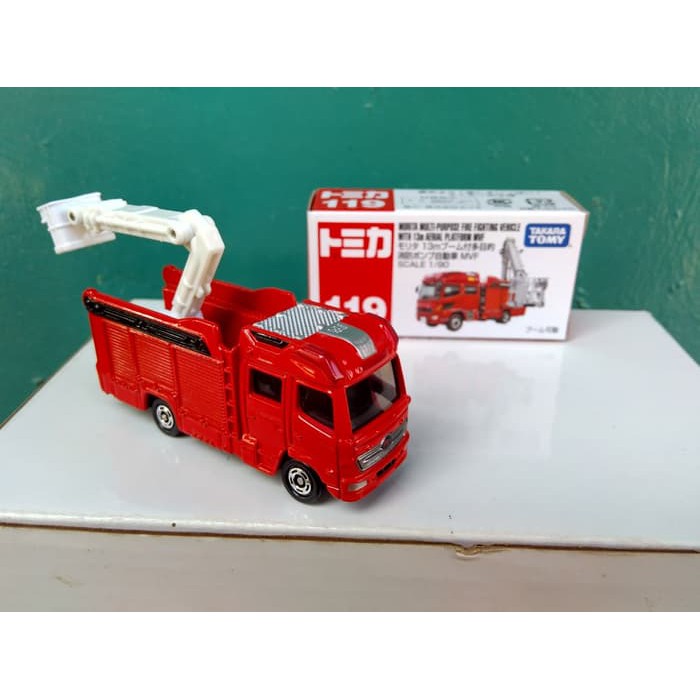 Jual Tomica No 119 Morita multi purpose fire fighting Truck Diecast Miniatur Truk reguler harga ...