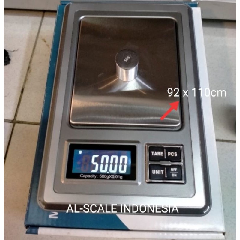 Jual Timbangan Mas atau obat portebel dan simpel 500g x 0.01g | Shopee Indonesia