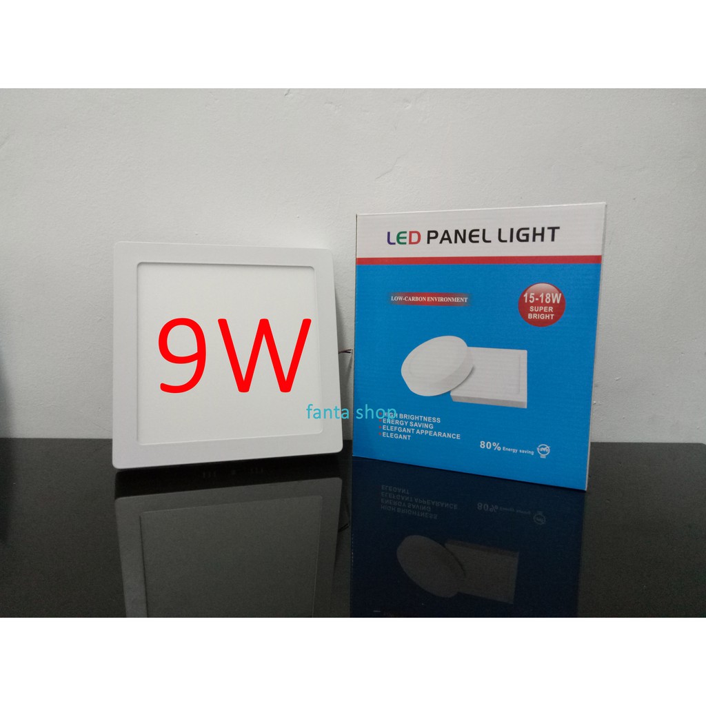 Jual Lampu Panel LED Petak 9 Watt/ Lampu plafon LED Tanjungpinang ...