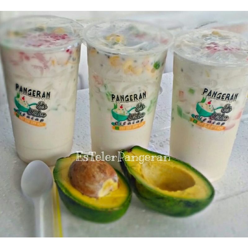 Jual Es Teler Pangeran khas Cilacap kemasan cup Jumbo | Shopee Indonesia