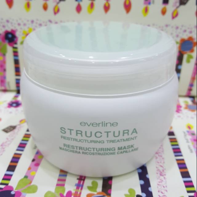 Jual EVERLINE HAIR MASK STRUCTURA 250ml | Shopee Indonesia