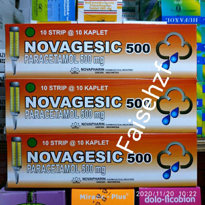 Jual NOVAGESIC 500 per box | Shopee Indonesia