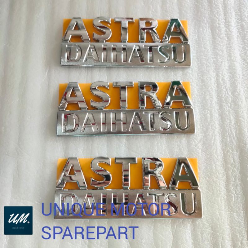 Jual LOGO EMBLEM BAGASI TULISAN ASTRA DAIHATSU ORIGINAL | Shopee Indonesia