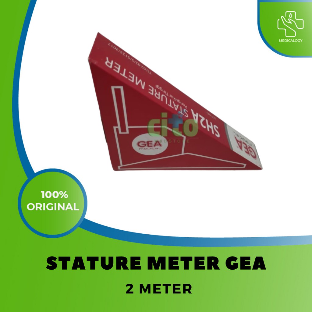 Jual STATURE METER GEA 2 METER / STATUR METER / ALAT UKUR TINGGI BADAN ...