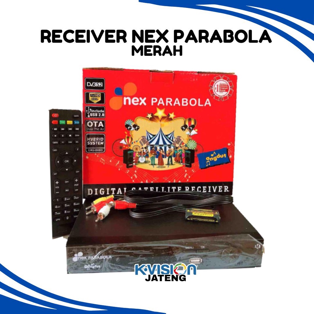 Jual Receiver Nex Parabola Merah Open MNC Grup | Shopee Indonesia