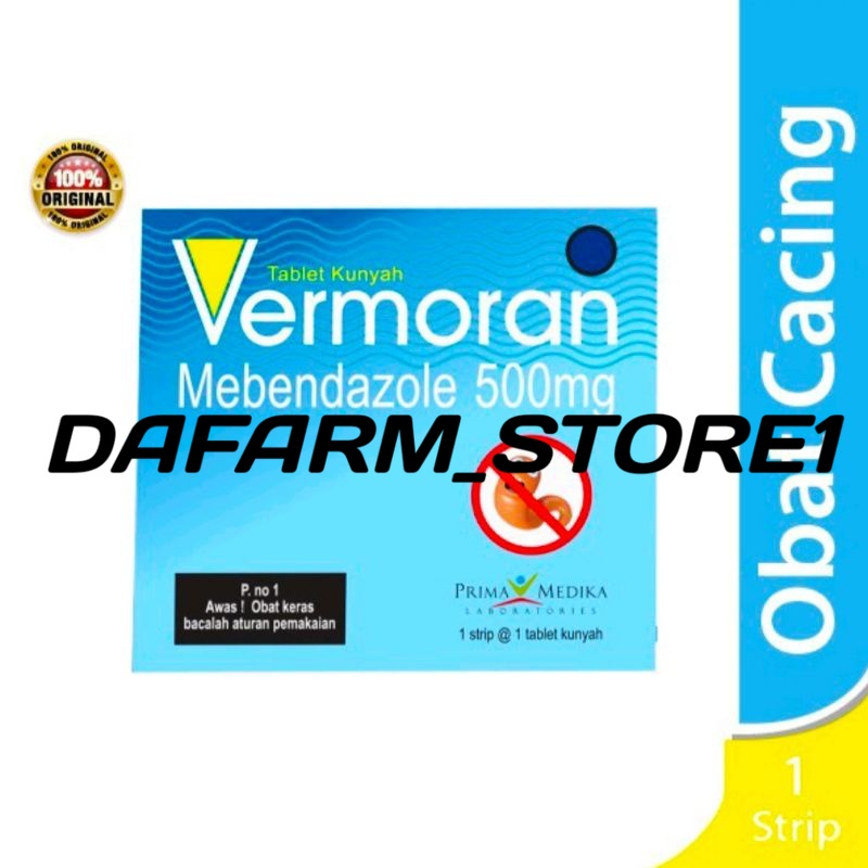 Jual Vermoran Obat Cacing 1 Tablet | Shopee Indonesia