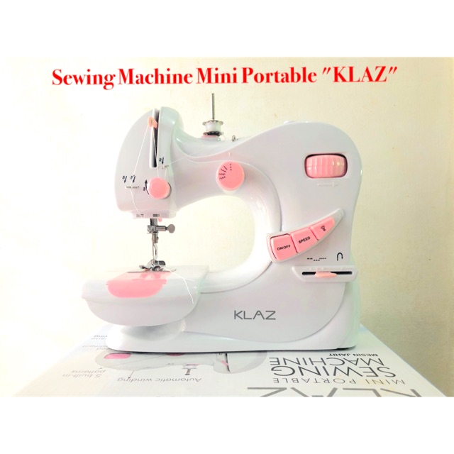 Jual Mesin Jahit Portable/ Sewing Machine Portable / Mesin Jahit Klaz ...