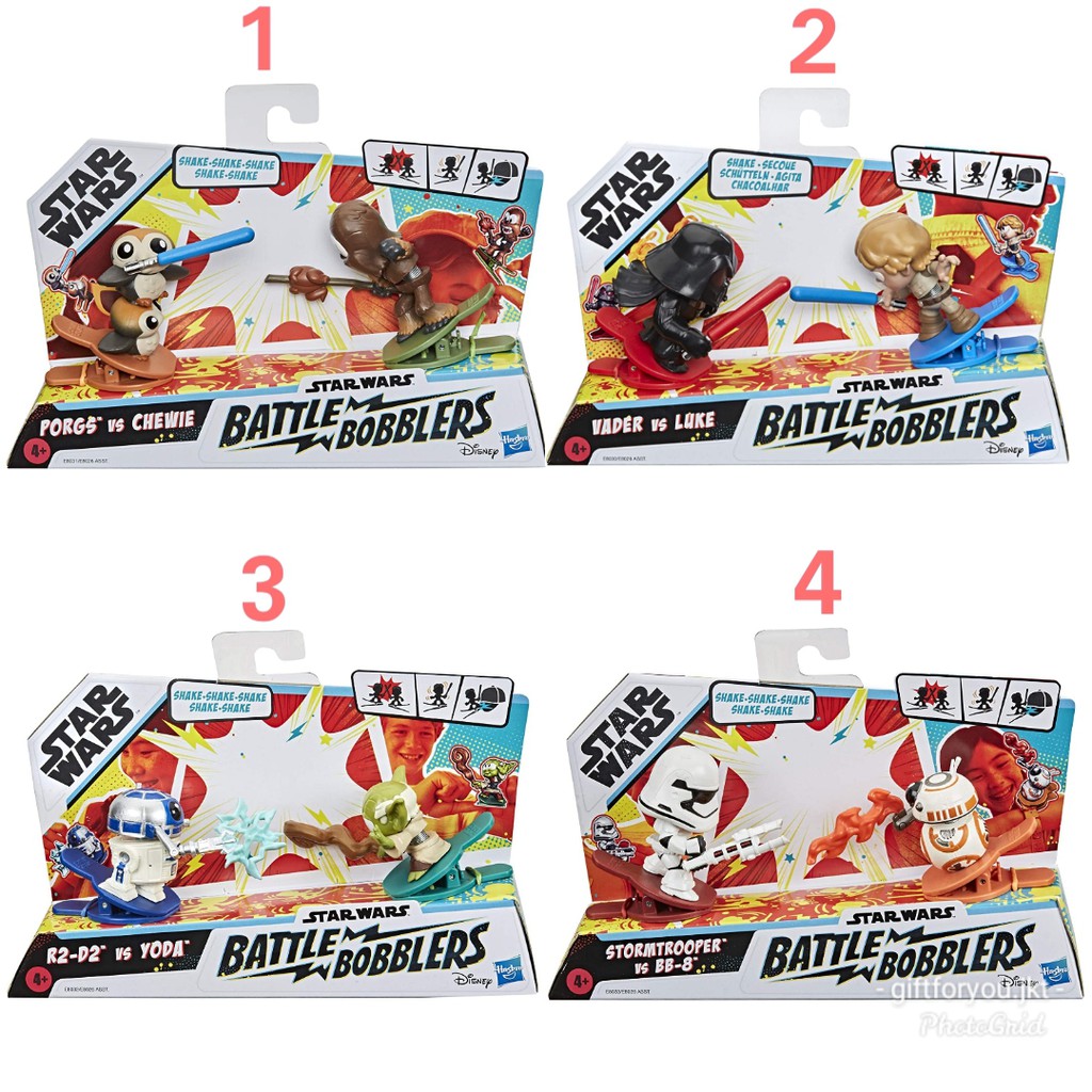 Jual Star Wars Battle Bobblers 2PK Action Figure Starwars Original ...