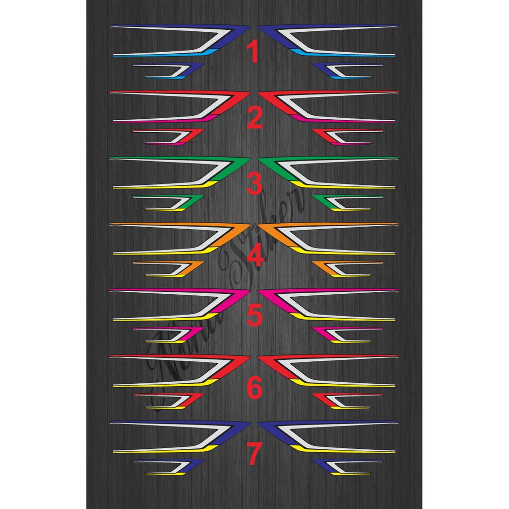 Jual STIKER STRIPING DECAL GL 100 CLK | Shopee Indonesia