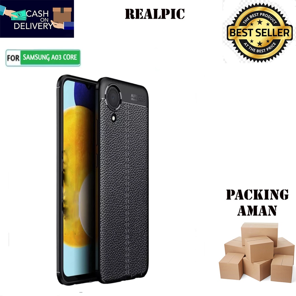 Jual Case Auto Focus Samsung Galaxy A03 Core Leather Experience ...